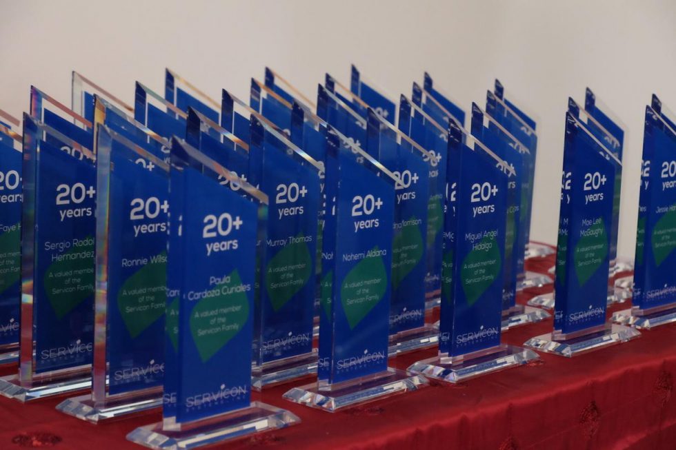 Employee Recognition Event at Servicon: Congratulations, Team 20+ years ...